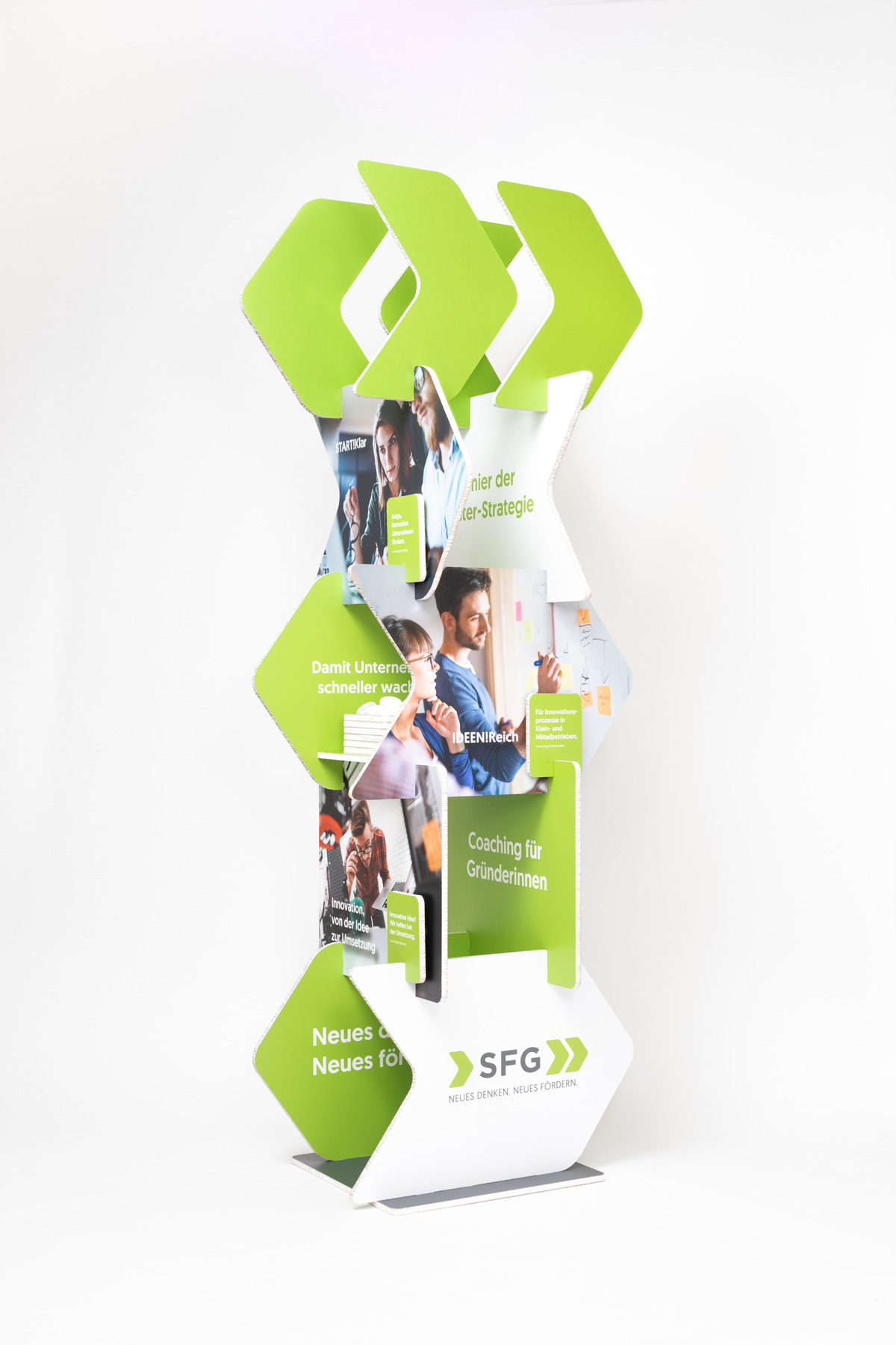 Flexibles Messemodul für die SFG | Designagentur look! design
