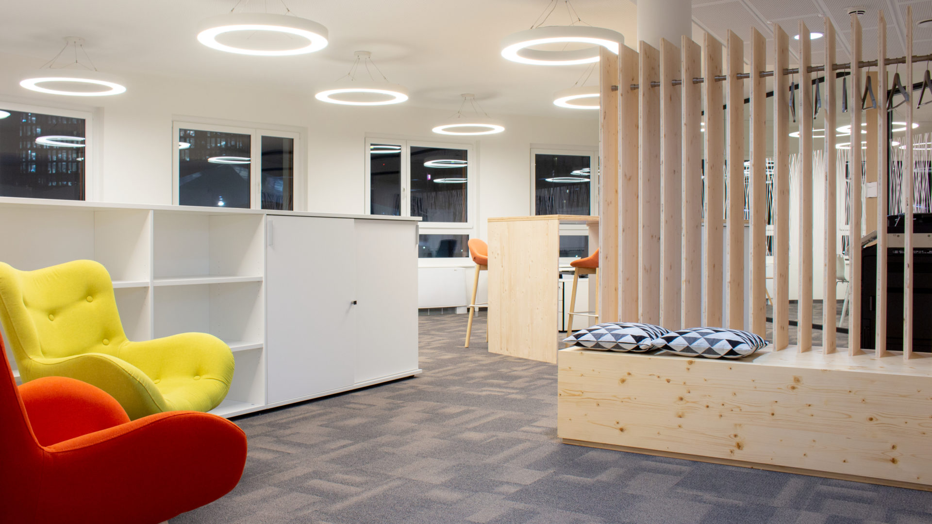 Bürogestaltung für CREE by Rhomberg | Designagentur look! design
